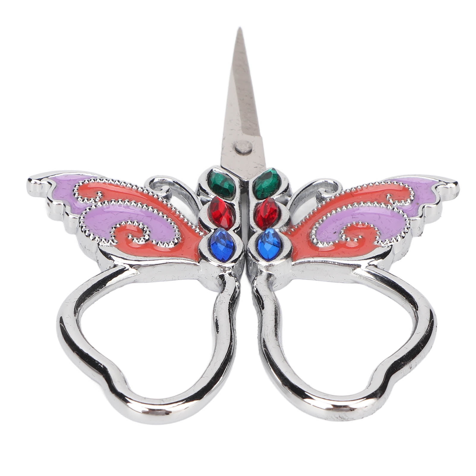 TICFOX Sewing Scissors, Vintage Painted Butterfly Shape Embroidery ...