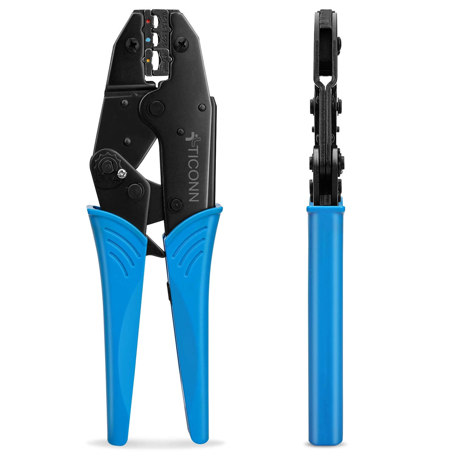 TICONN Crimping Tool for Heat Shrink Connectors - Ratcheting Wire ...