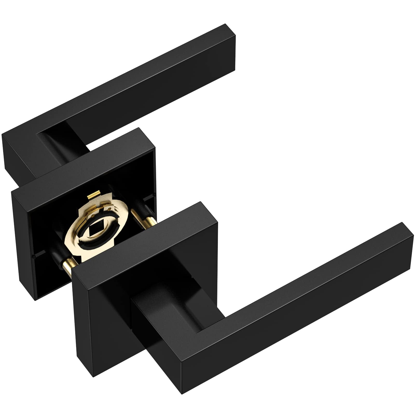 TICONN Dummy Door Handle, Heavy Duty Reversible Square Dummy Door Lever ...