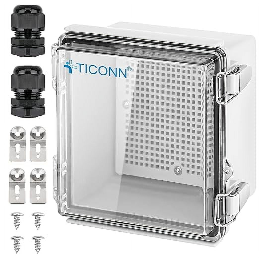 TICONN Waterproof Electrical Junction Box IP67 ABS Plastic Enclosure ...