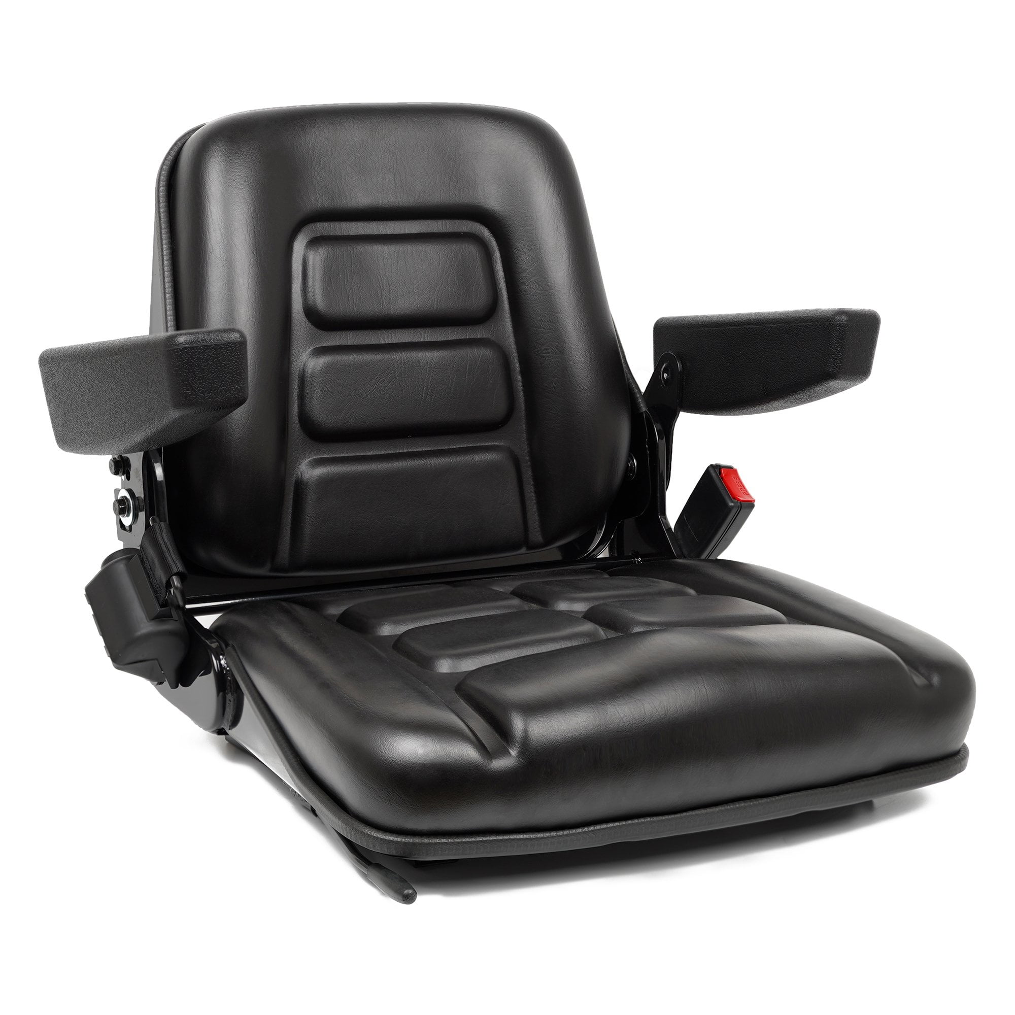 TICSEA Universal Fold Down Forklift Seat, Micro Switch, Armrest And ...