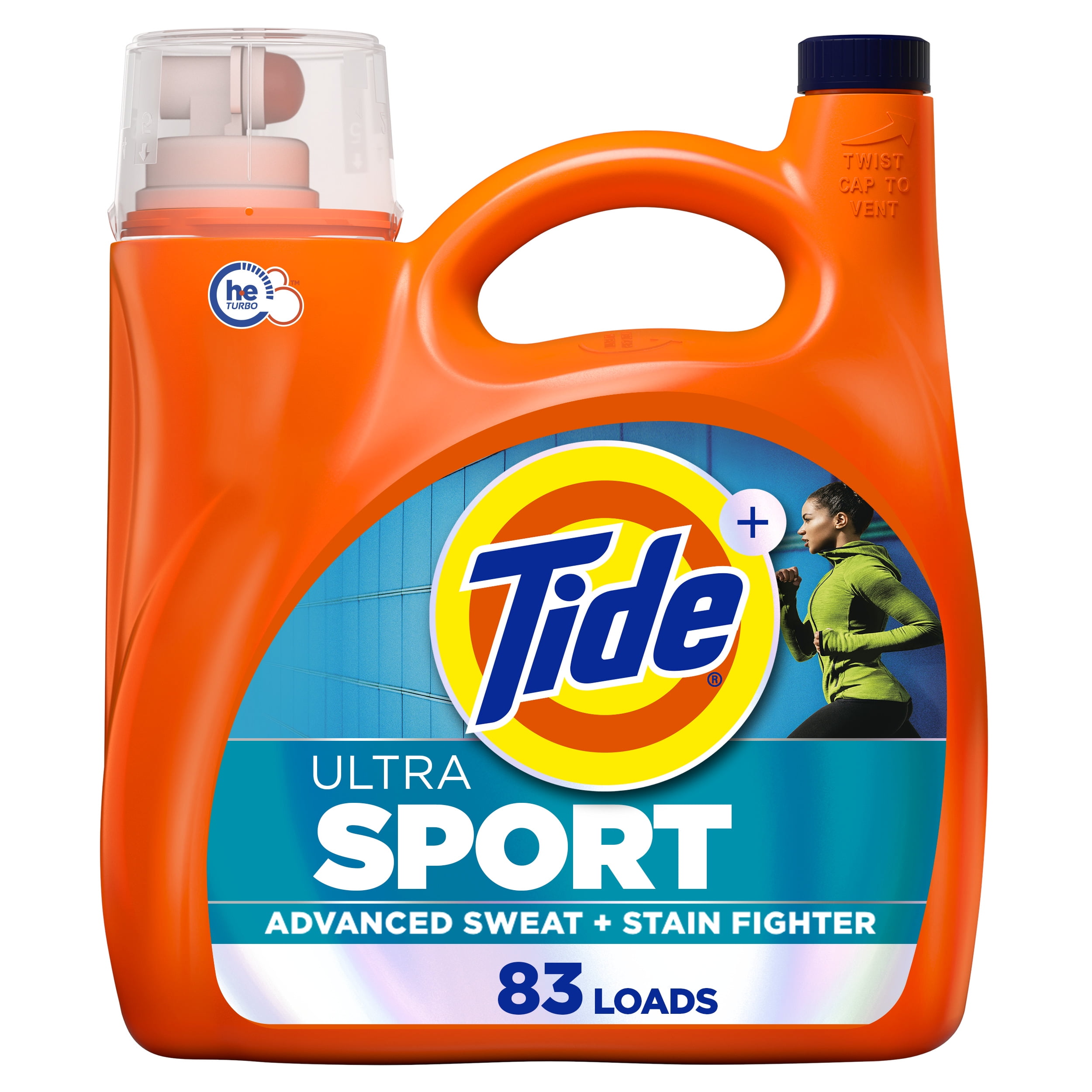 Tide Ultra Sport Liquid Laundry Detergent, Advanced Sweat and Stain ...