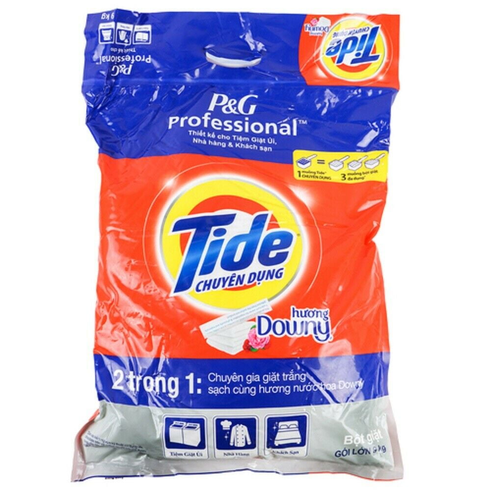 P&G Professional Tide Powder Laundry Detergent, 8.5kg, 225+ Loads, High ...
