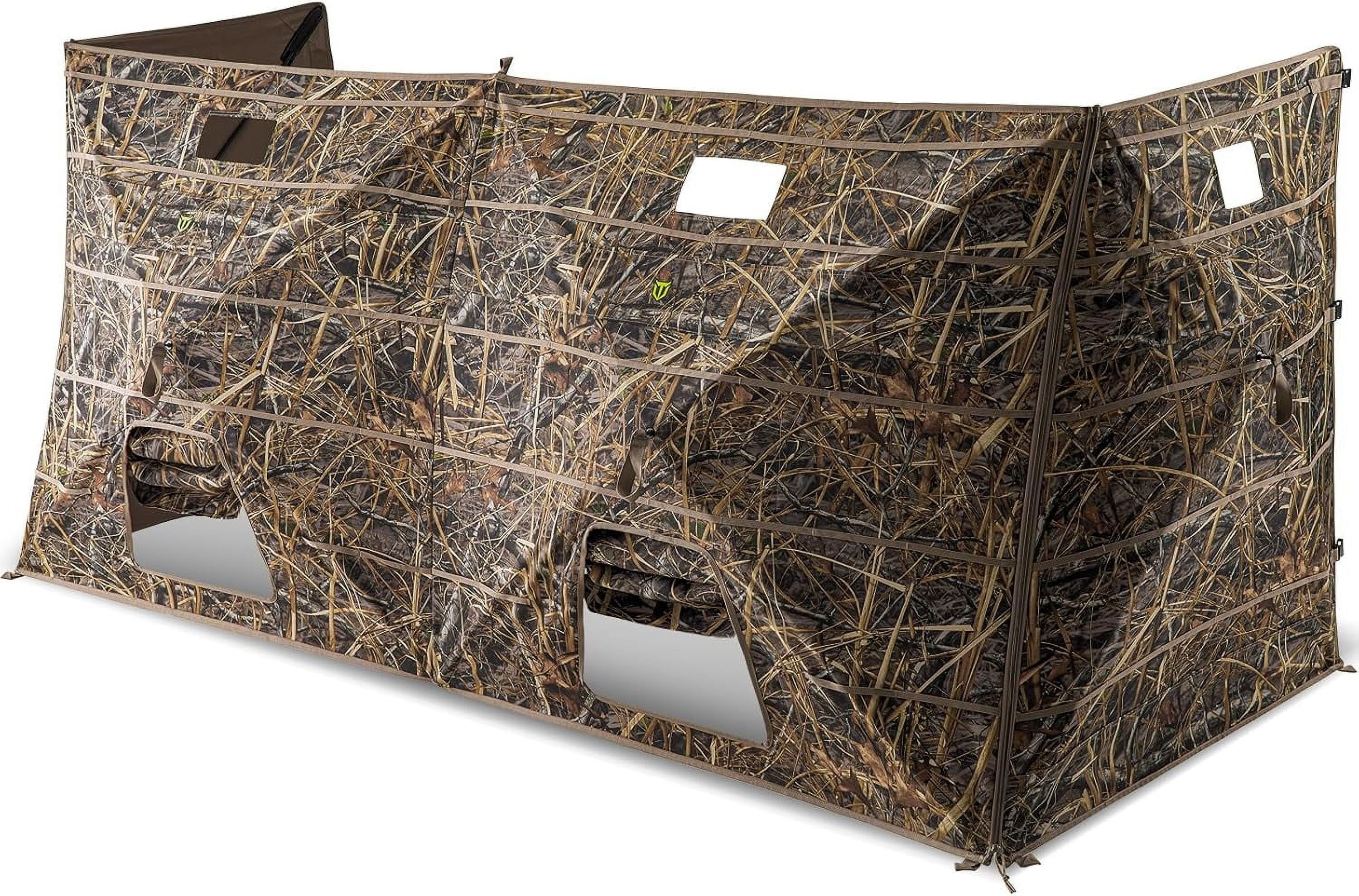 TIDEWE Hunting Blind Panel with Carrying Bag, 3-4 Person Pop-up ...