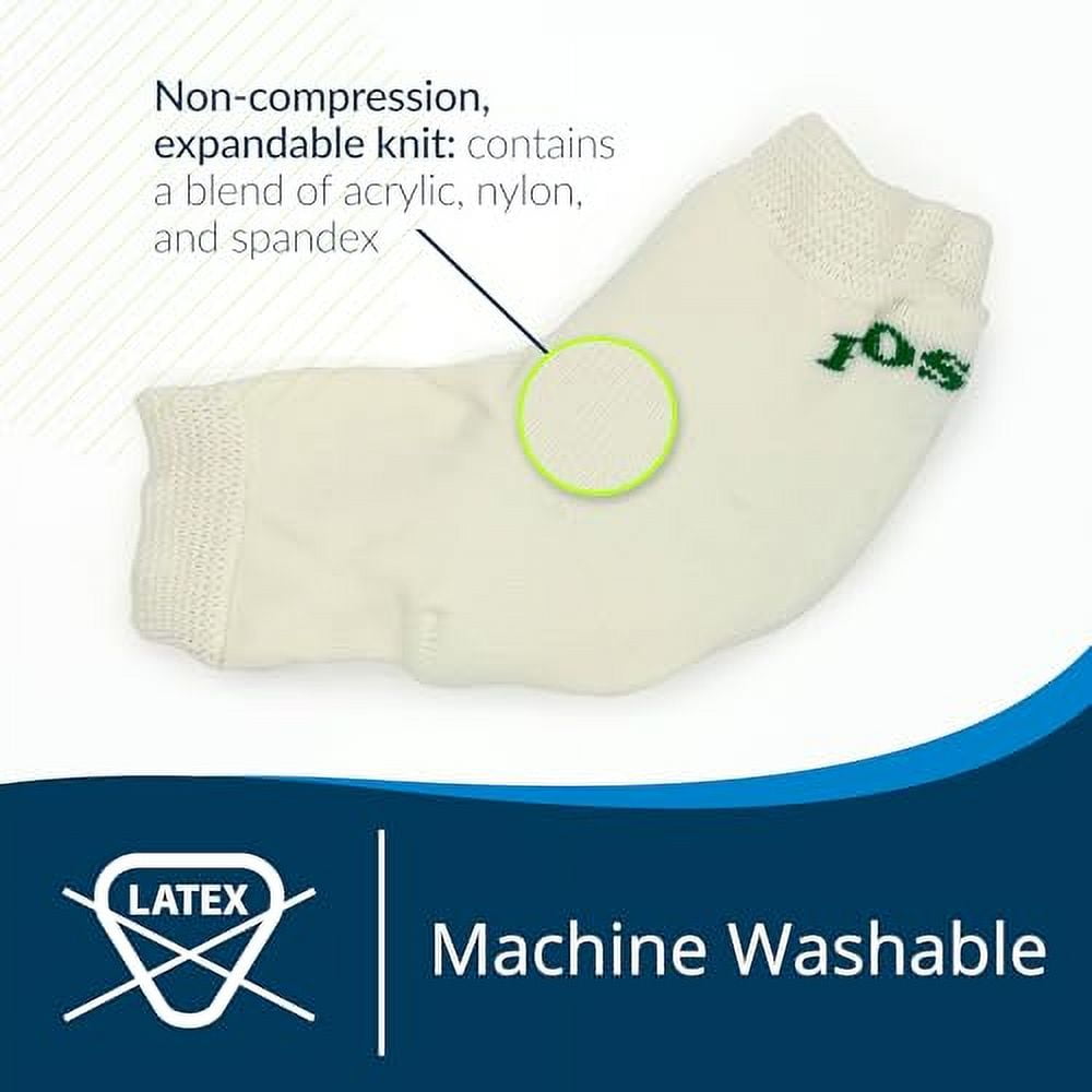 TIDI 6224L Posey Heel and Elbow Protectors with Foam Pads ― Large ...