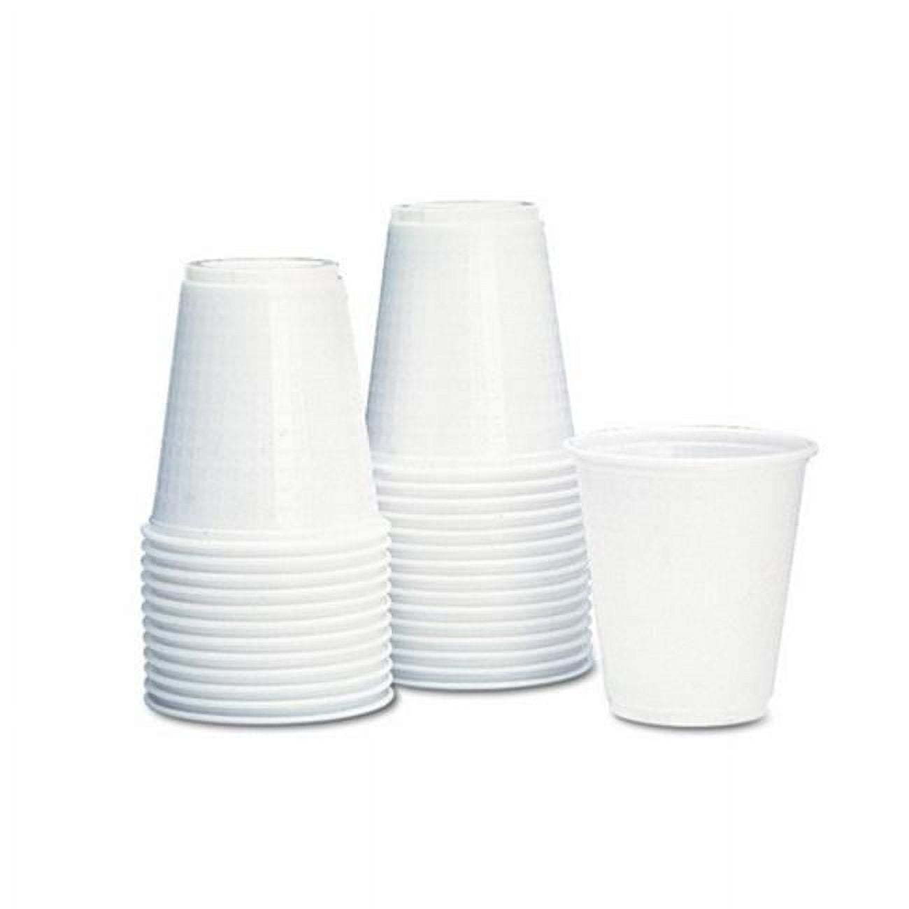 TIDI Products TDI136 5 oz Plastic Drinking Cups, White - Pack of 1000 ...