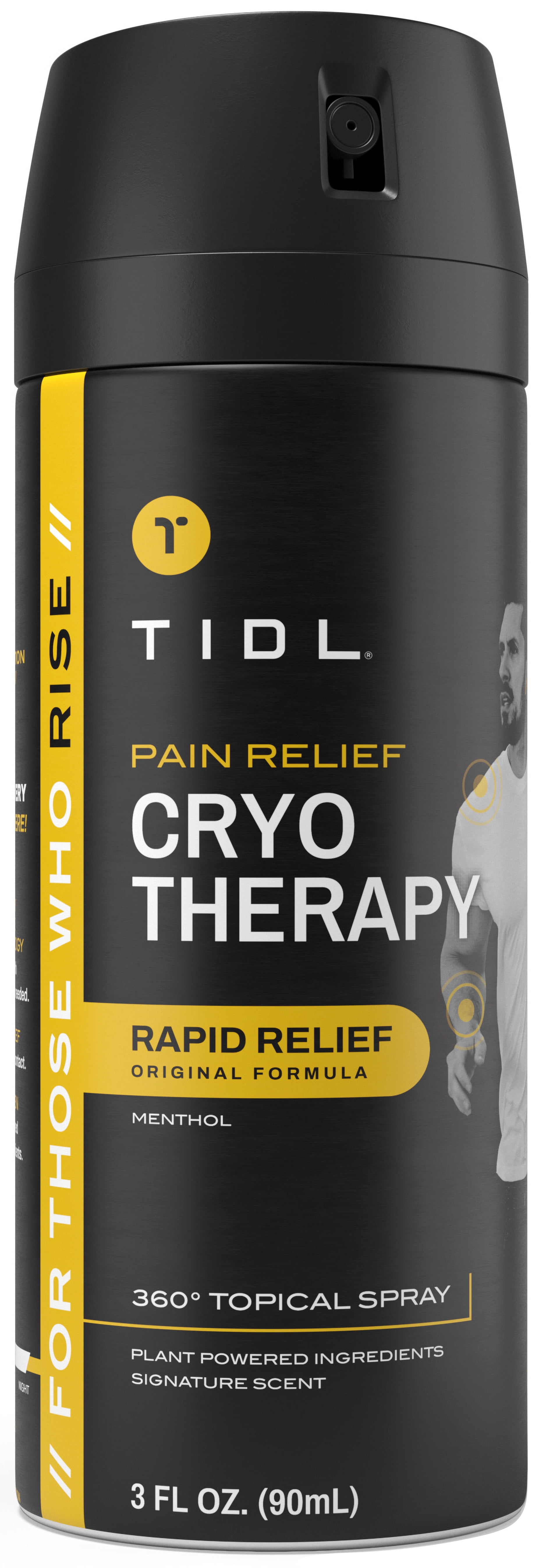 TIDL Cryotherapy Menthol Topical Pain Relief Spray for Body Aches ...
