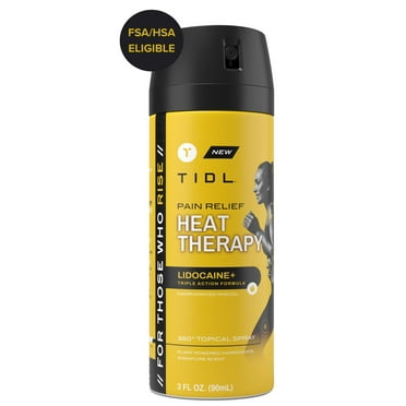 TIDL Max Strength Cryotherapy Menthol & Camphor Pain Relief Spray for ...