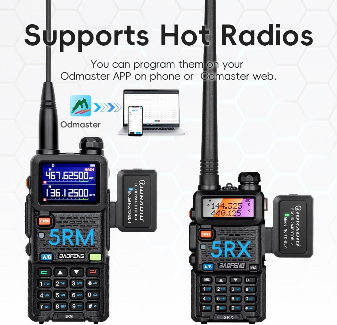TIDRADIO Ham Radio Wireless Programmer Adapter APP and PC Program for ...