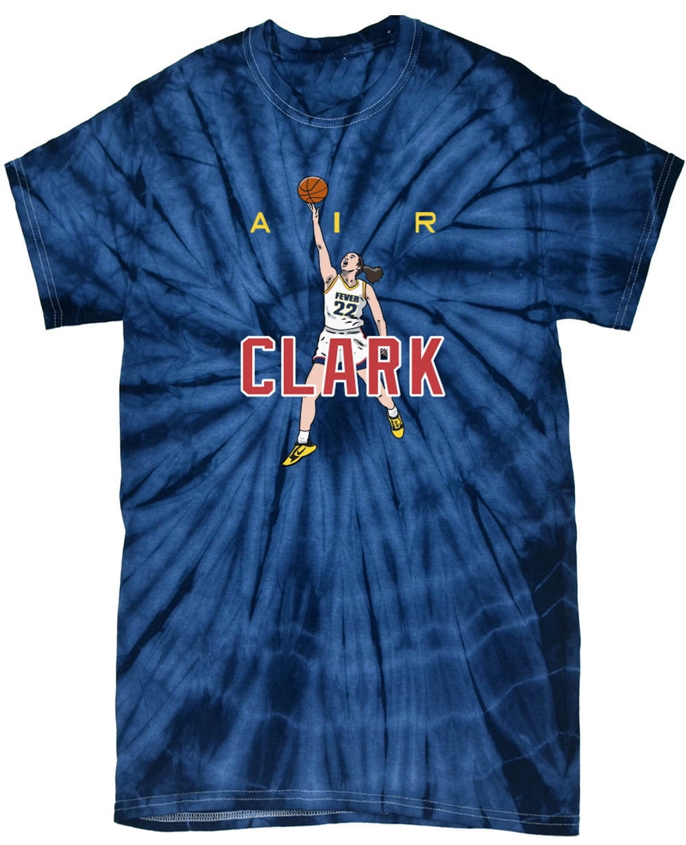 TIE-DYE Air Caitlin Caitlin Clark Fever Shirt T-Shirt - Walmart.com