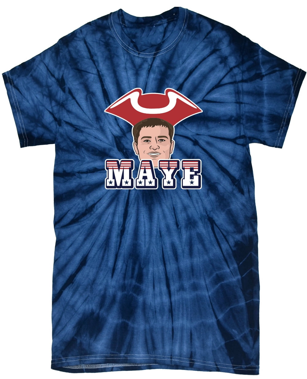 TIE-DYE Drake Maye Logo New England Shirt T-Shirt - Walmart.com