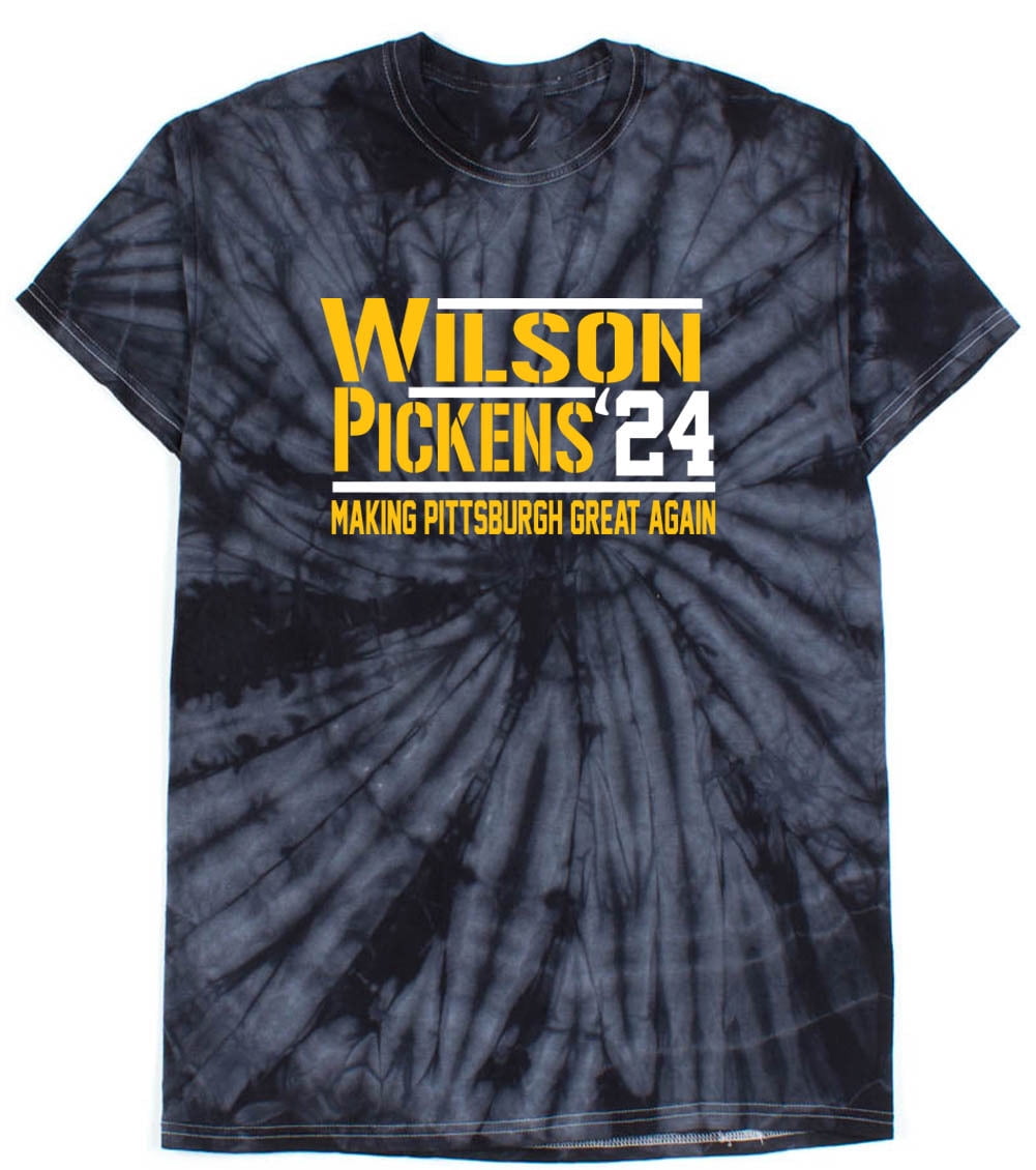 TIE-DYE Russell Wilson George Pickens 24 Pittsburgh Shirt T-Shirt ...