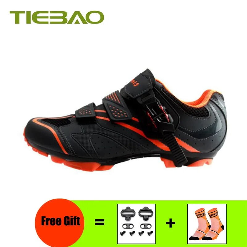 TIEBAO Sapatilha Ciclismo Mtb shoe Men Women SPD Cleats Pedals Cycling Shoes Mountain Bike Self ...