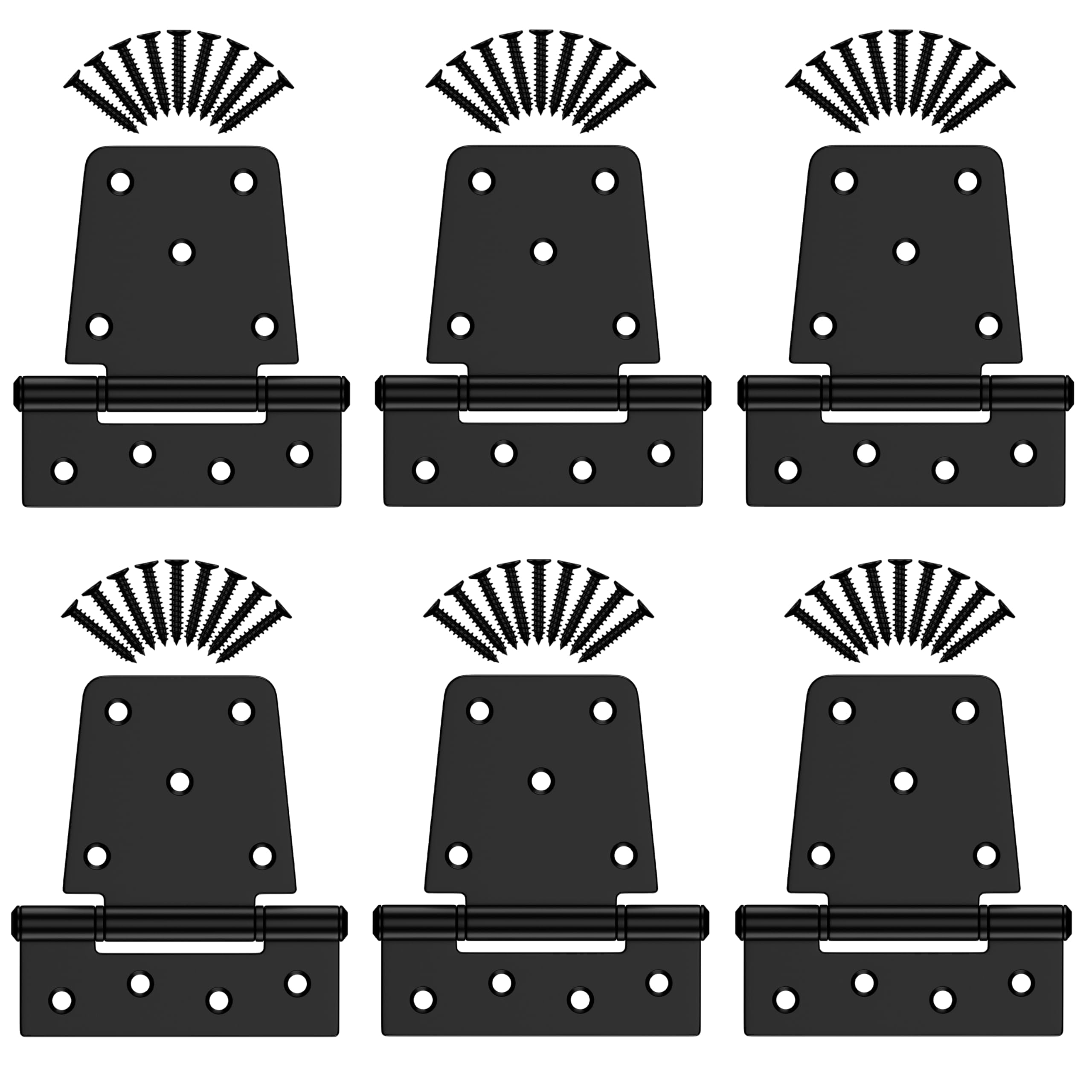 TIEJIAN 3.5 Inch Heavy Duty Gate Hinges, Extra Thick Gate Hinges for ...