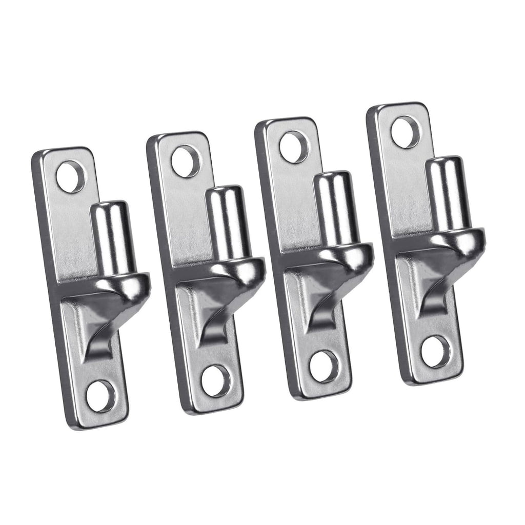 TIERPOP 1/2/4 Pack Outdoor Chain Link Fence Gate Hinges Portable Sturdy ...