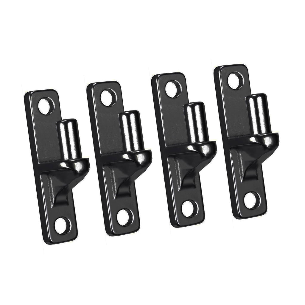TIERPOP 1/2/4 Pack Outdoor Chain Link Fence Gate Hinges Portable Sturdy ...