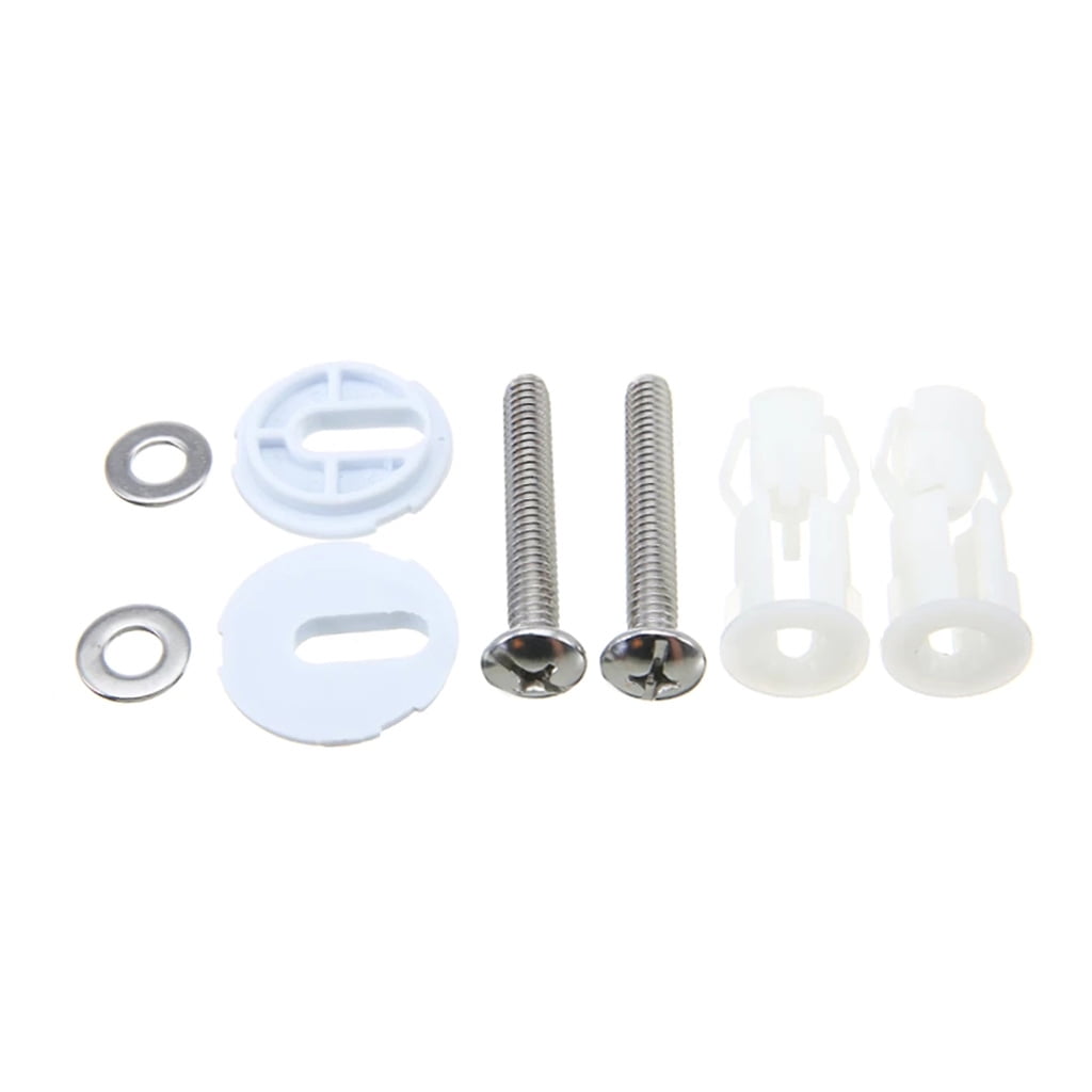 TIERPOP 1 Pair Toilet Lid Screws Toilet for Seat Nylon Expansion Screw ...