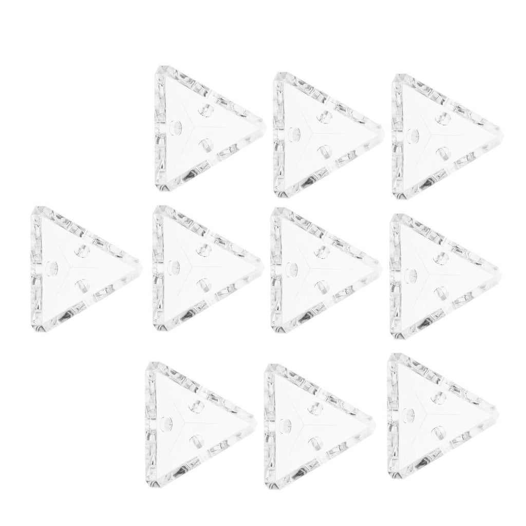 TIERPOP 10/20pcs Clear Acrylic Corner Fixing Buckle Brackets Versatile ...