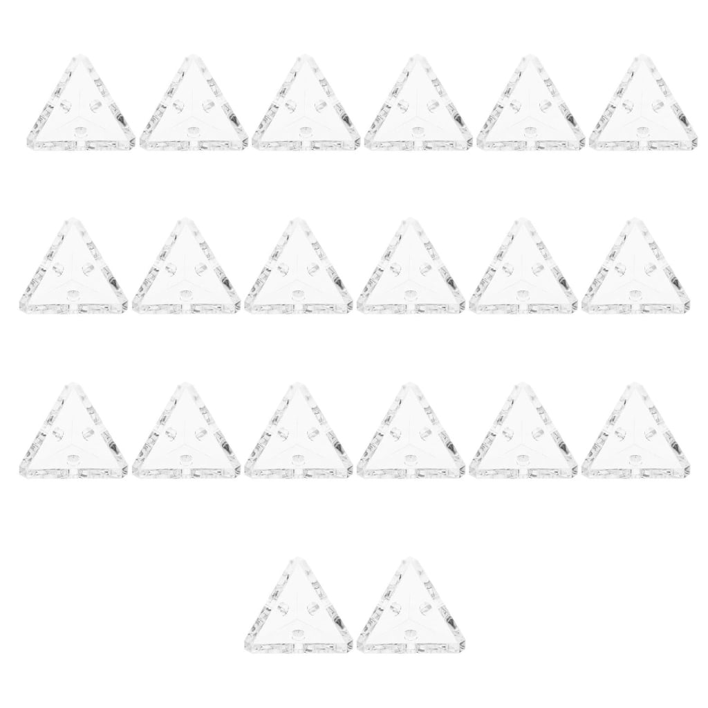 TIERPOP 10/20pcs Clear Acrylic Corner Fixing Buckle Brackets Versatile ...