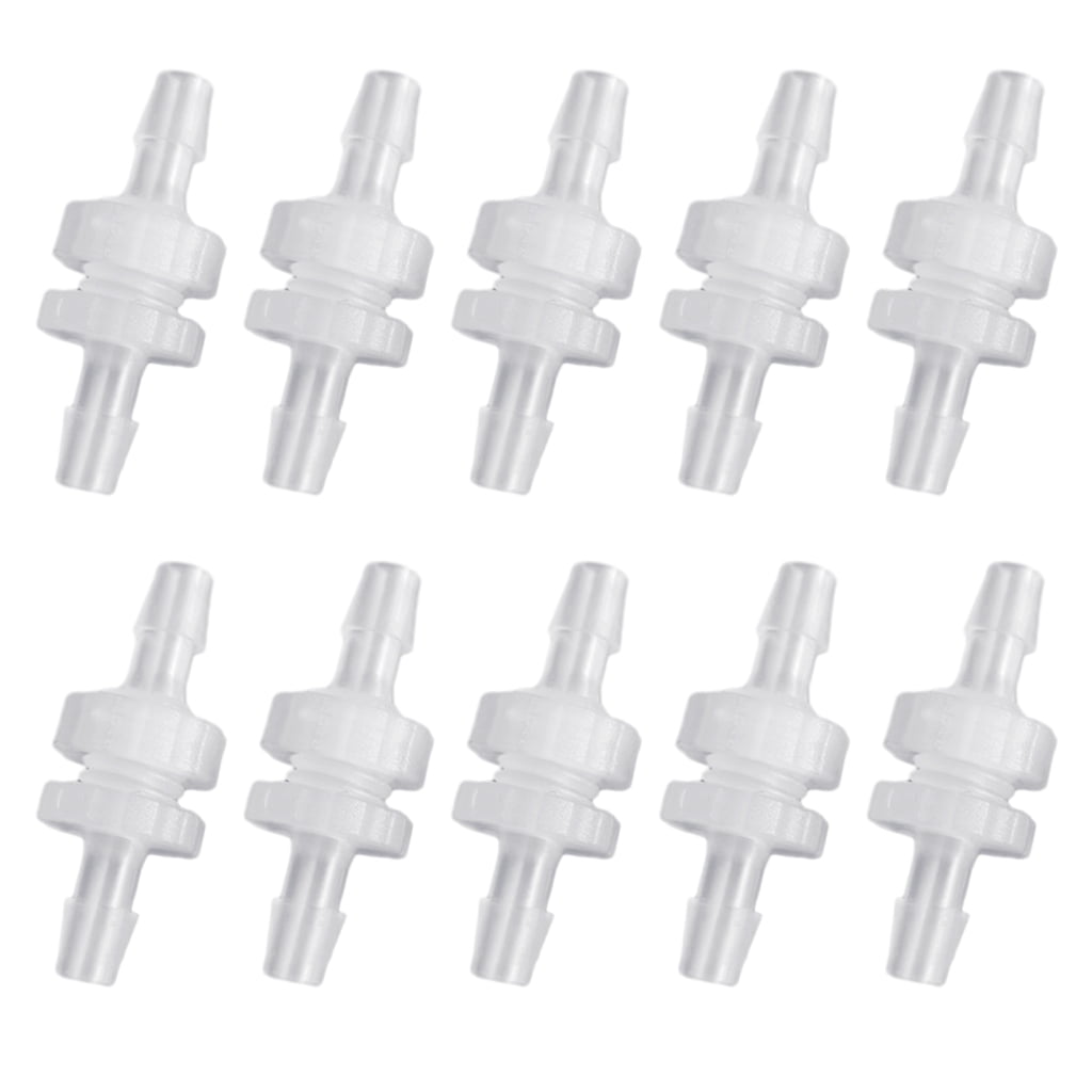 TIERPOP 10 Packs Hose Barb Fittings 3/16" Pipe Connector Fittings Leak ...