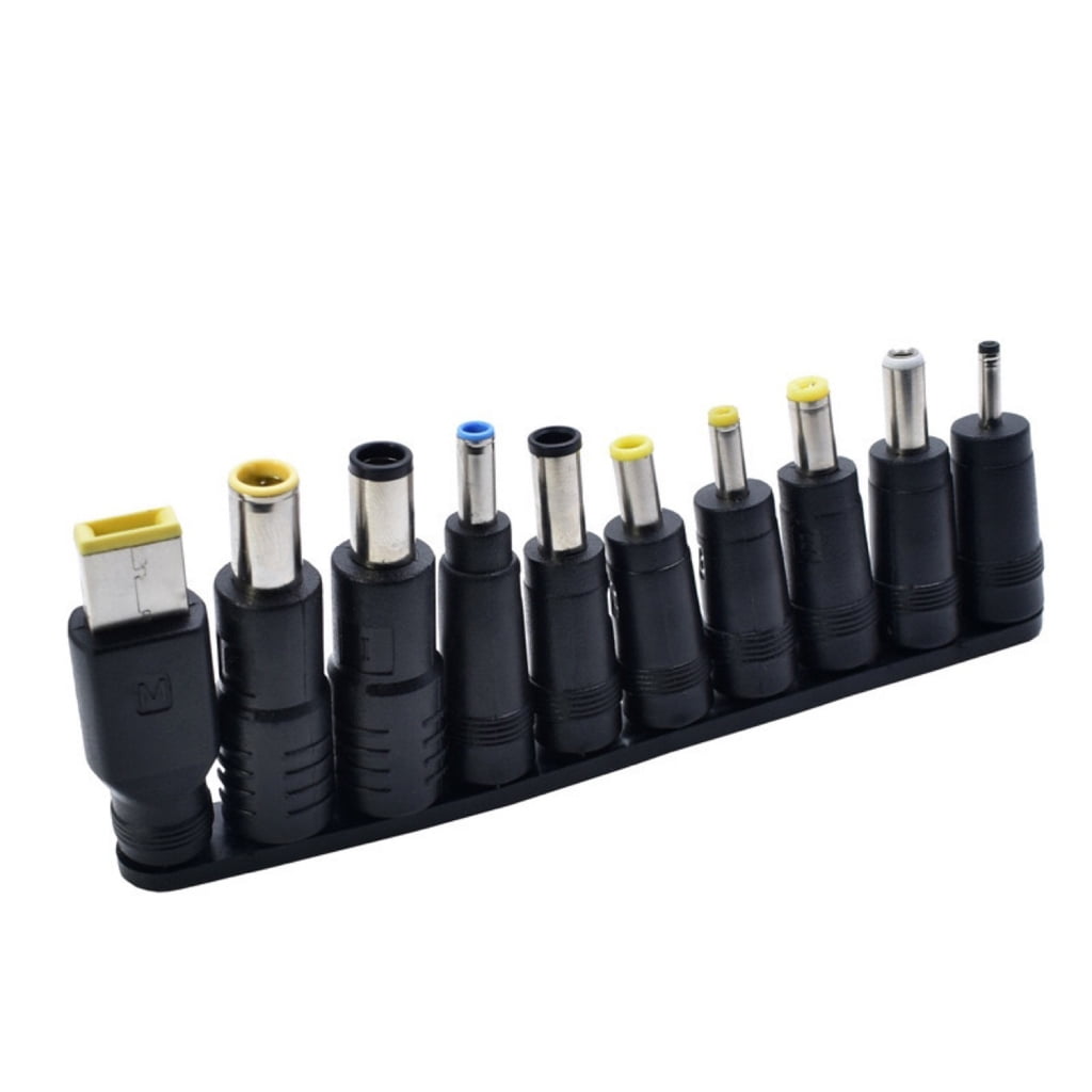 TIERPOP 10 in 1 Power Adapter Tips DC5521 5.5x2.1mm Female Connectors ...