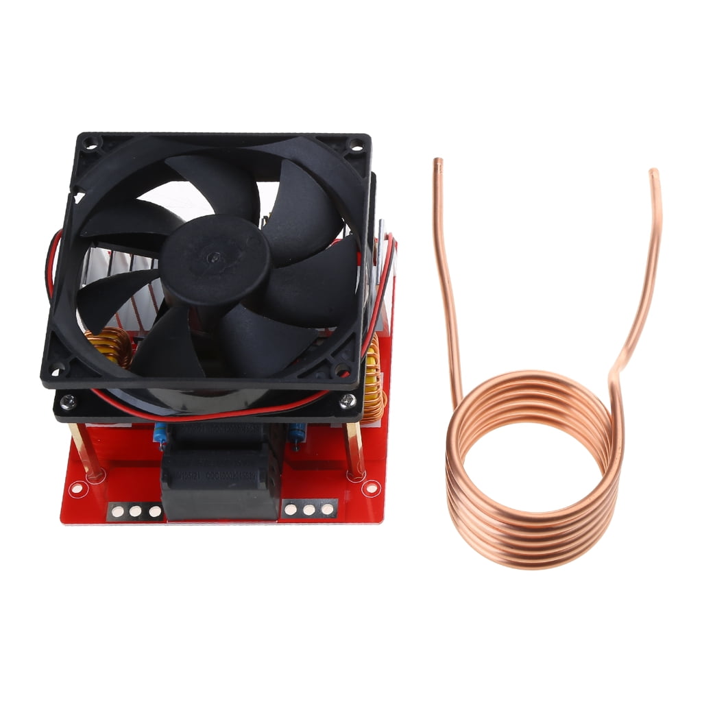 TIERPOP 1000W ZVS Induction Heating Plate Board Kit Heater Cooker Coil Tube DIY Black - Walmart.com