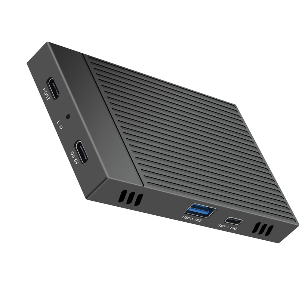 TIERPOP 10Gbps Double Bay NVMe Enclosure USB C External NVMe SSD ...