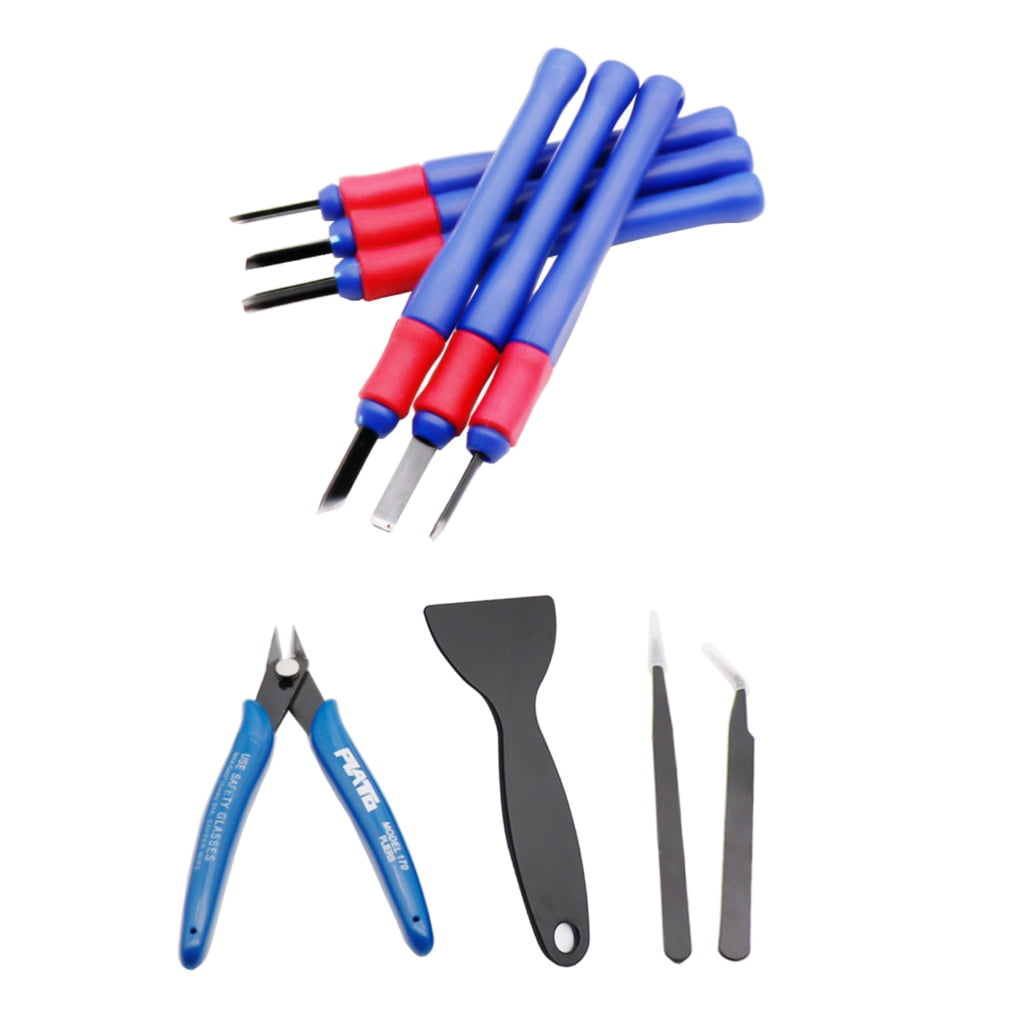 TIERPOP 10PCS 3D Printer Repair Tools Clean-up Tools Chisel Tweezers ...