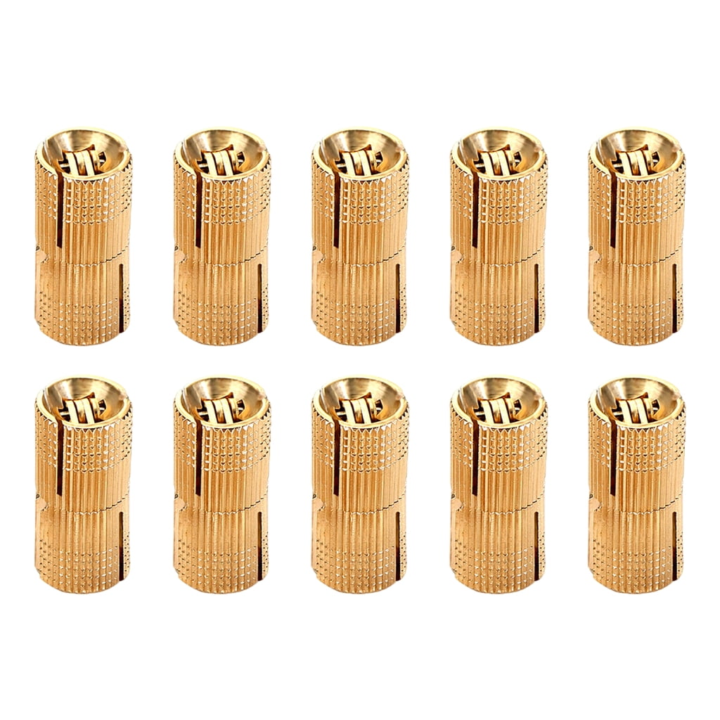 TIERPOP 10Pcs Furniture Brass Concealed Hinges Cylindrical Hinges Small ...