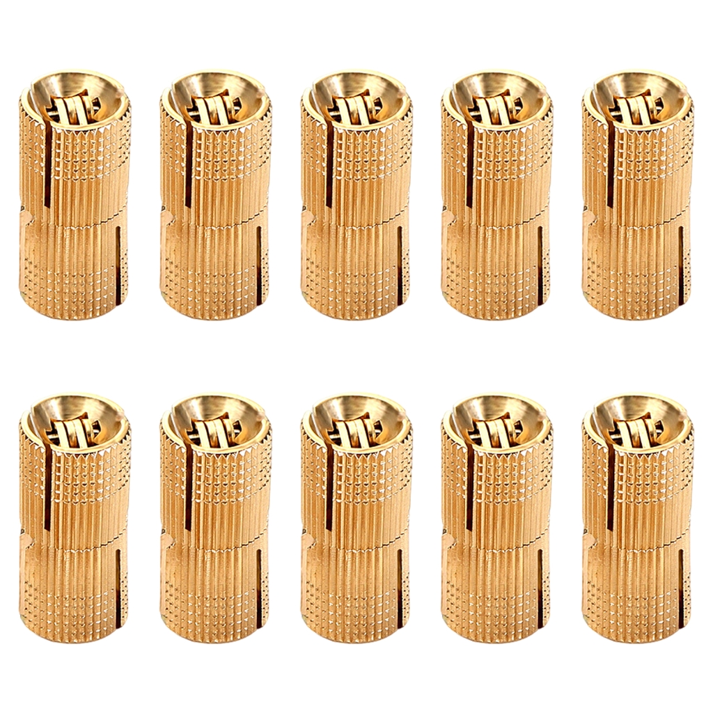 TIERPOP 10Pcs Furniture Brass Concealed Hinges Cylindrical Hinges Small ...