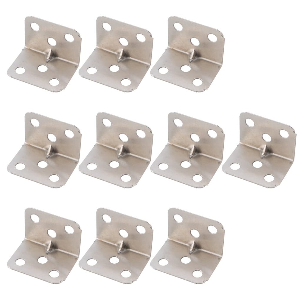 TIERPOP 10Pcs Stainless Steel L-Shaped Corner Code Right Angles ...