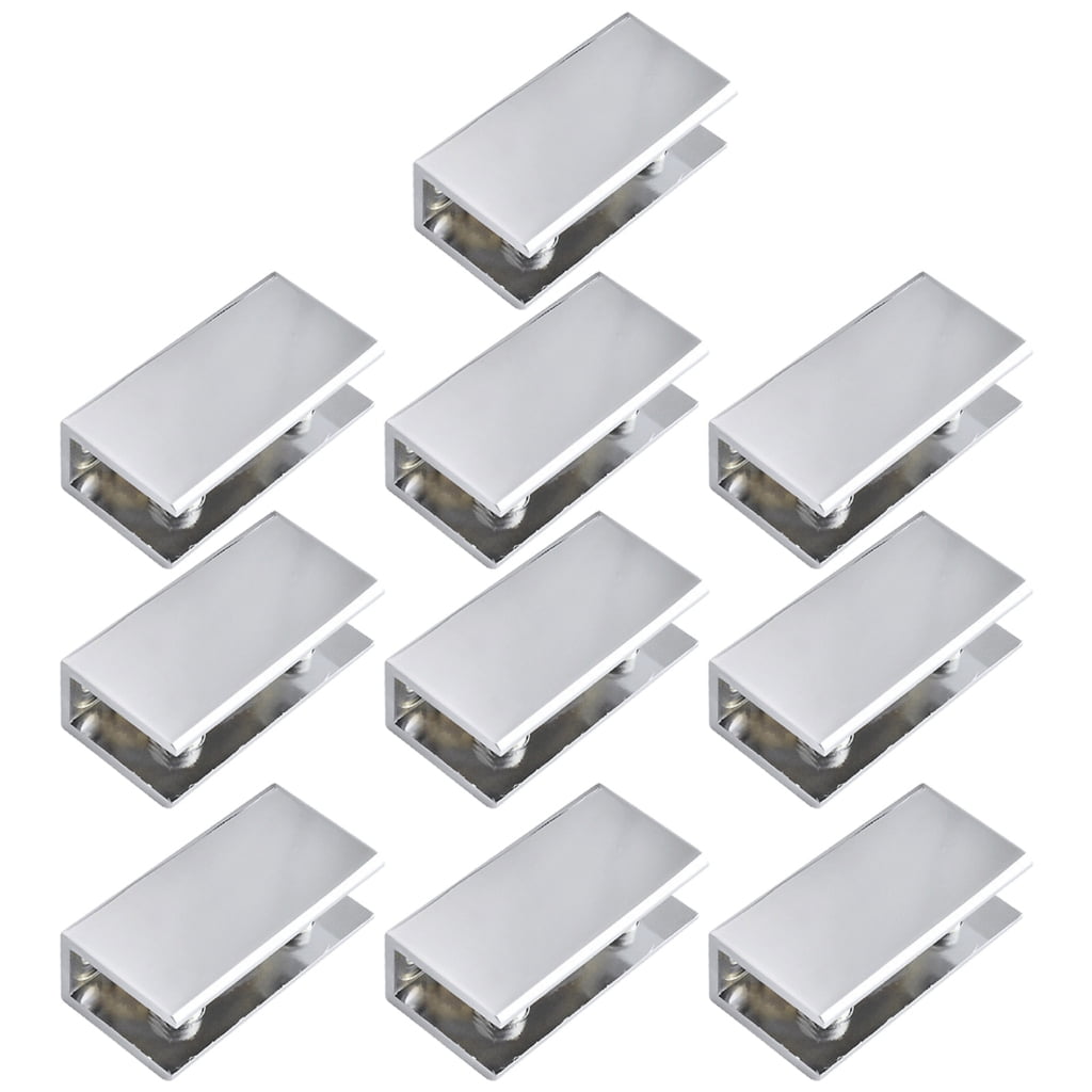 TIERPOP 10pcs Glass Fasteners Metal Glass Supports Exhibition Glass ...