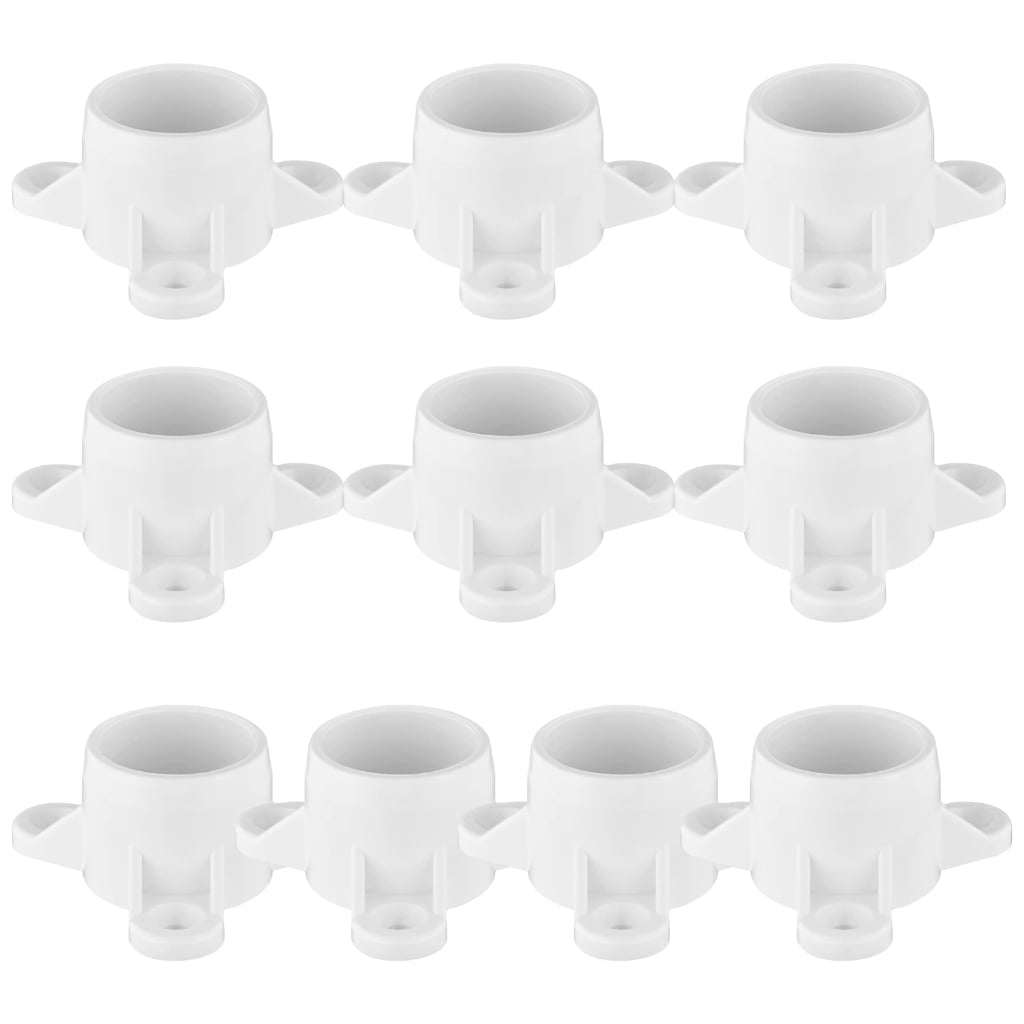 TIERPOP 10pcs PVC Pipe Caps Flanges Caps Table Leg Caps Modern ...