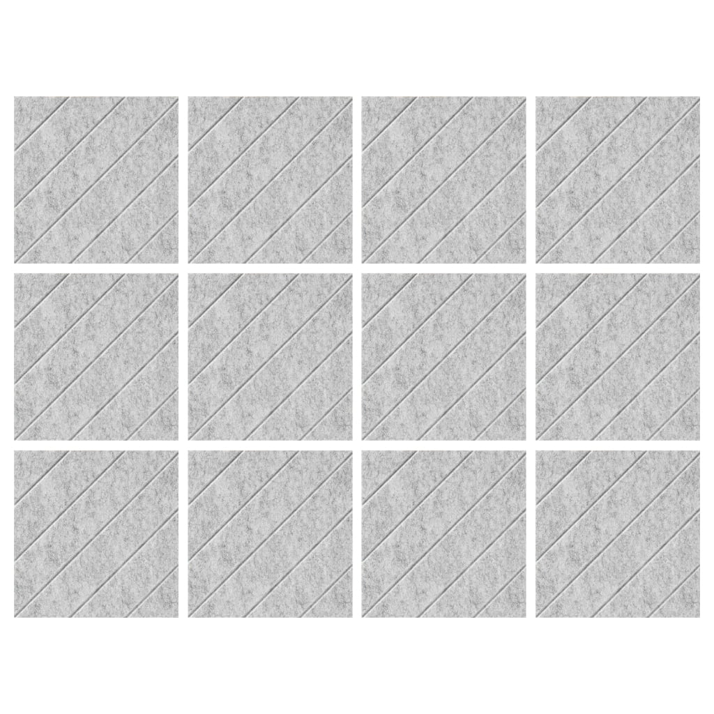 TIERPOP 12 Pack Sound Insulation Foam Panels Polyester Texture ...