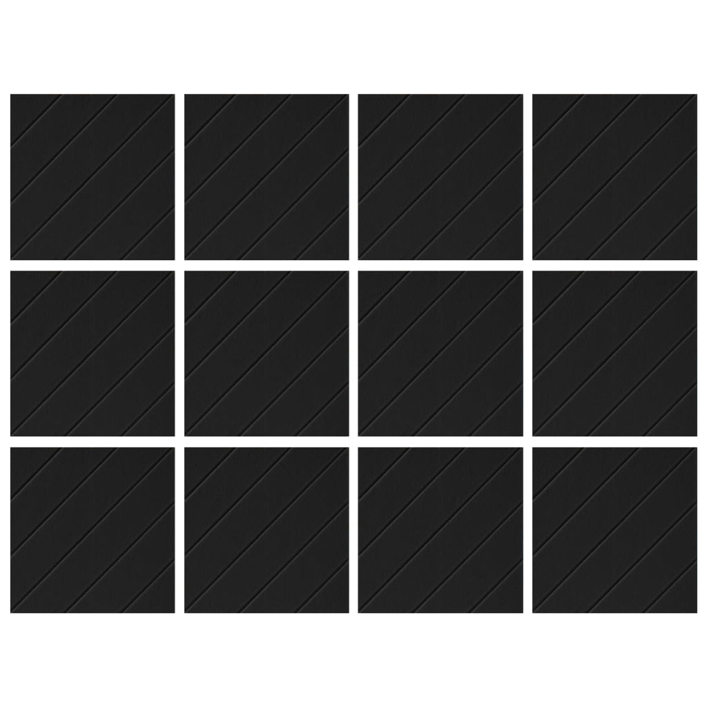 TIERPOP 12 Pack Sound Insulation Foam Panels Polyester Texture Acoustics Treatments Wall Tiles ...