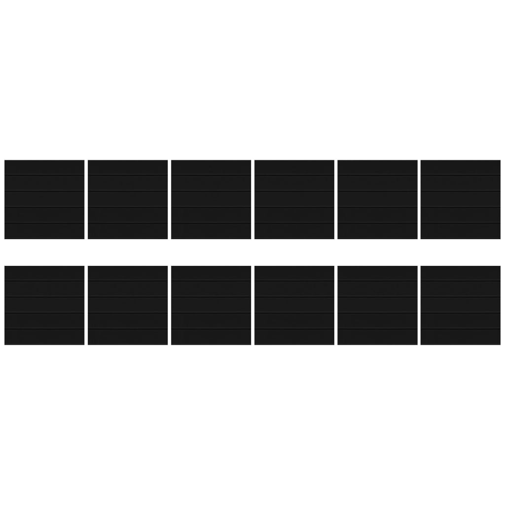 TIERPOP 12PCS Sound Absorbing Wall Panels Polyester Texture Soundproof ...