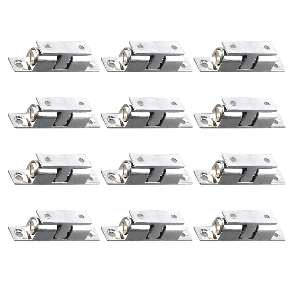 TIERPOP 12Pcs Adjustable Double Balls Tension Roller Catch Latches Zincs Alloy Closet Balls ...