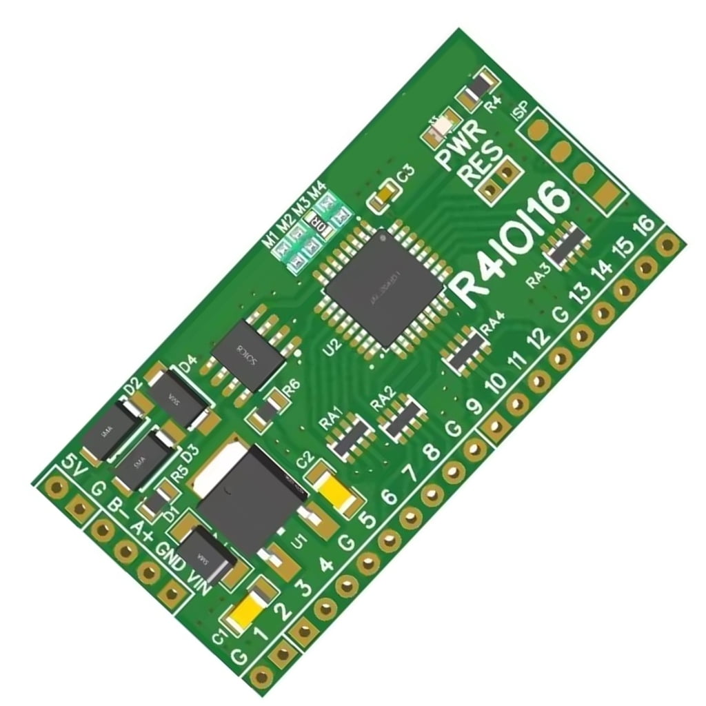 TIERPOP 16CH 5 in 1 RTU Digital Module Switching Input RS485 NPN Pin ...