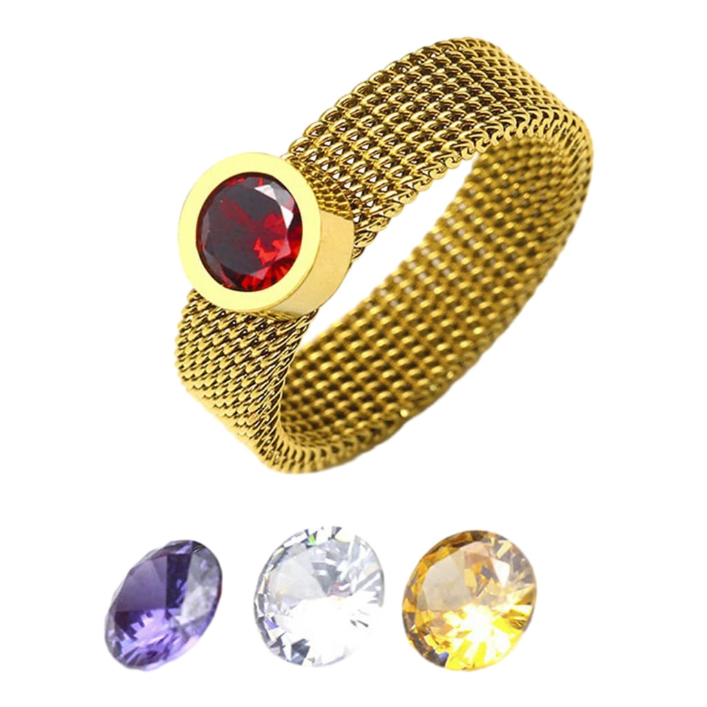 TIERPOP 1Set Friendship Promise Rings Interchangeable Diamond Rings ...