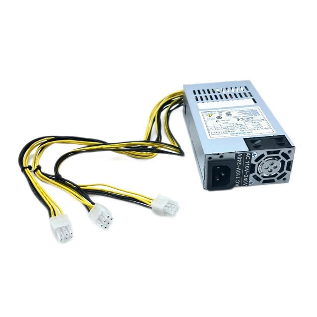TIERPOP 200/300/400/500W 1U Small Form Factor Flexs ATXs Power Supply with PCIe 6Pin Connectors ...