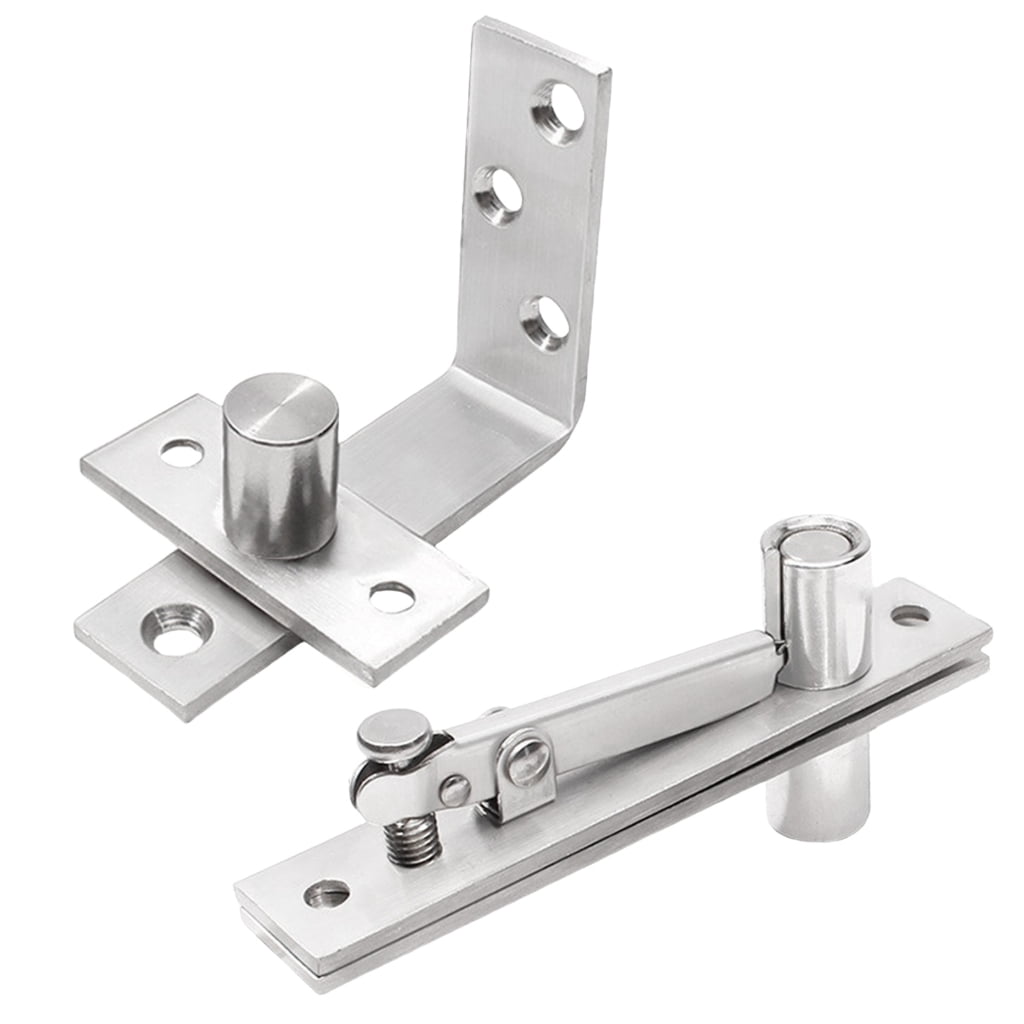 TIERPOP 2Pcs Door Pivots Hinges Heavy Duty Wood Door Hinges 360/90 ...