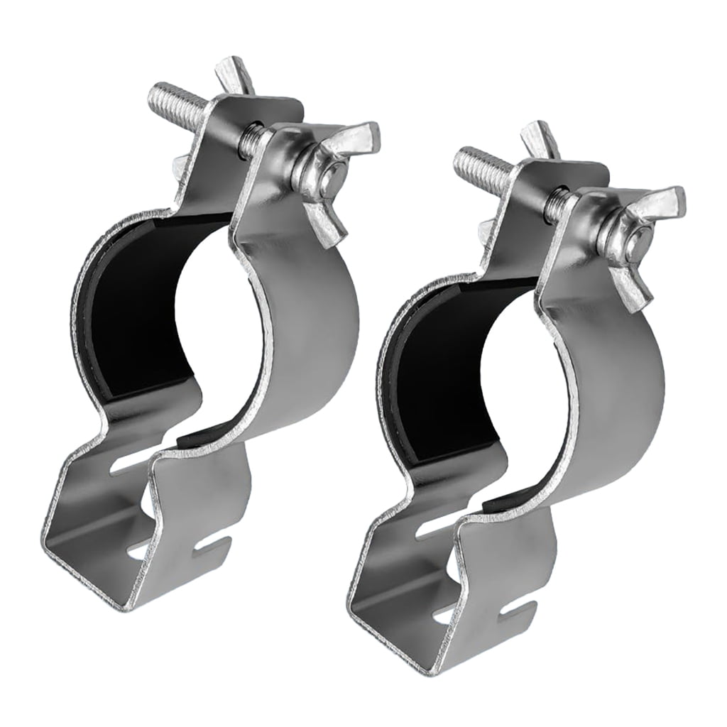 TIERPOP 2pcs Flexible Drape Clamps Metal Uprights Clamps venues ...