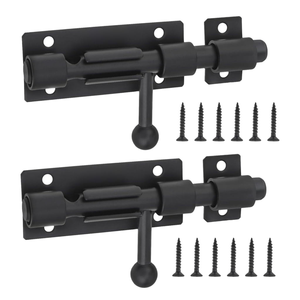 TIERPOP 2pcs Practical 4Inch Stainless Steel Slide Bolts Lock for Gate ...
