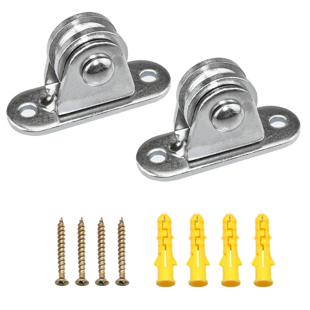 TIERPOP 2pcs/set Plated Cable Pulley Set Noise Reduction Small Lifting ...