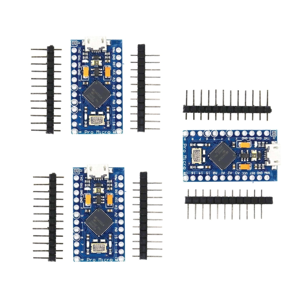 TIERPOP 3pcs Microed USB ATmega32U4 Board 5V 16MHz for Robotics ...
