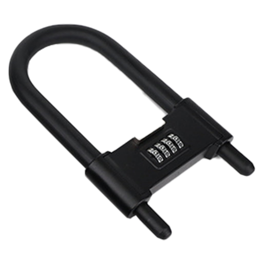 TIERPOP 4 Digit Combination Lock Padlock Adjustable Lengthened Shackle ...