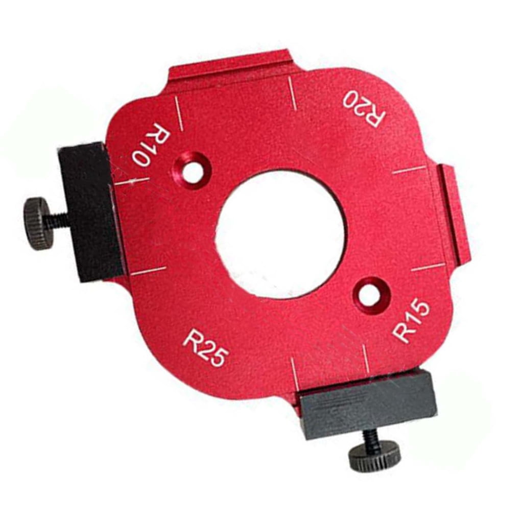 TIERPOP 4 in 1 Arcs Angle Positioning Template Corner Radius Routers ...