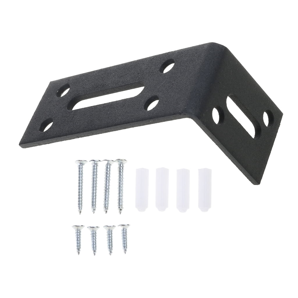 TIERPOP 40x80mm 60x120mm Steel L-Shape Shelf Mounting Bracket Rust ...