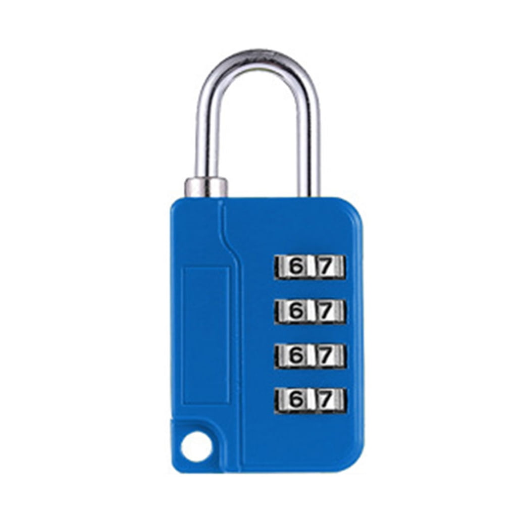 TIERPOP 4Digit Combination Lock Small Padlock Portable Password Lock ...