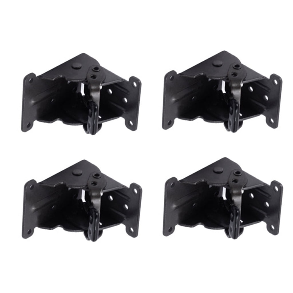 TIERPOP 4Pcs Foldable Lock Hinge 90 Degrees Folding Hinge Bracket ...